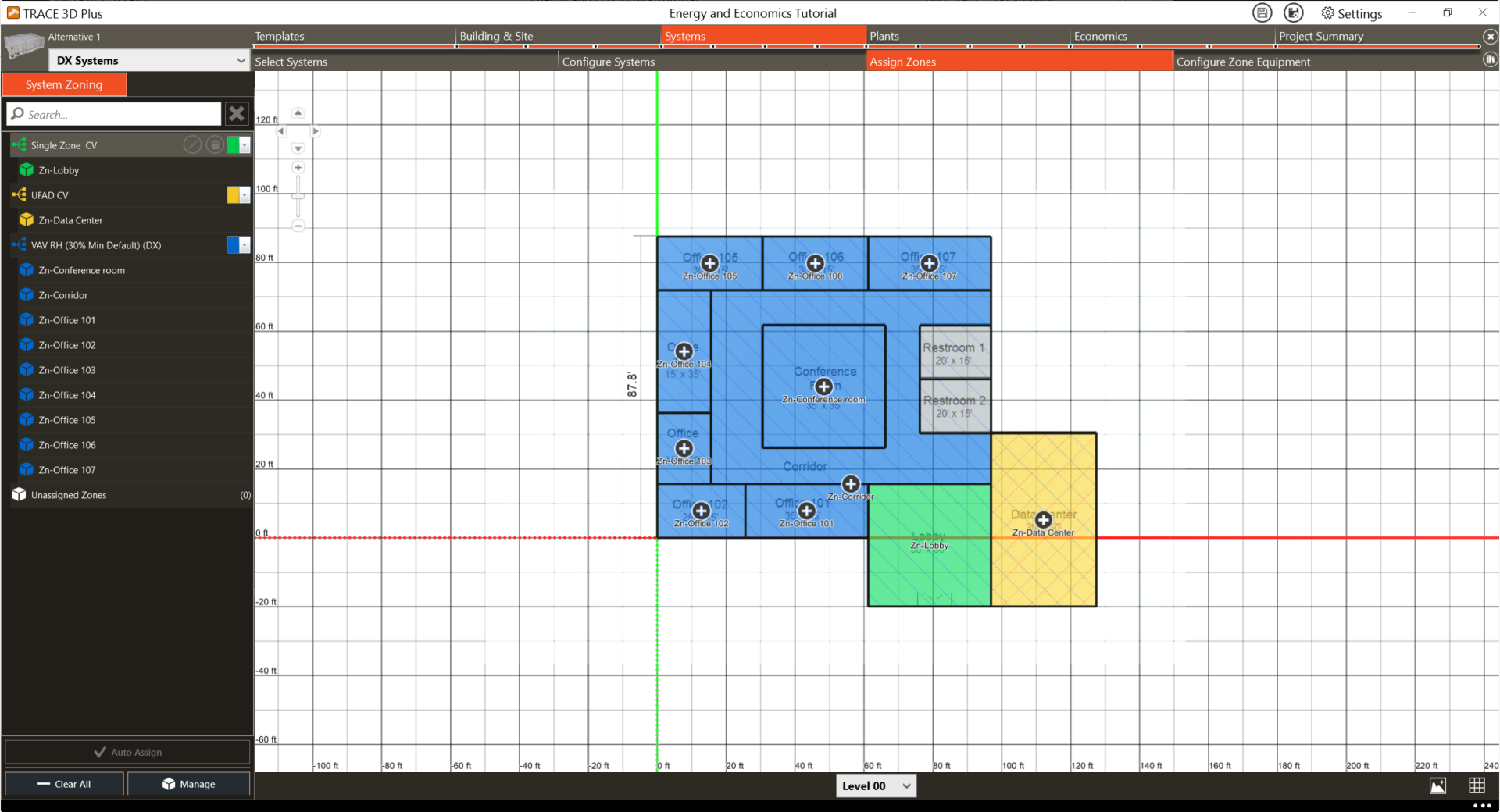 Assign Zones